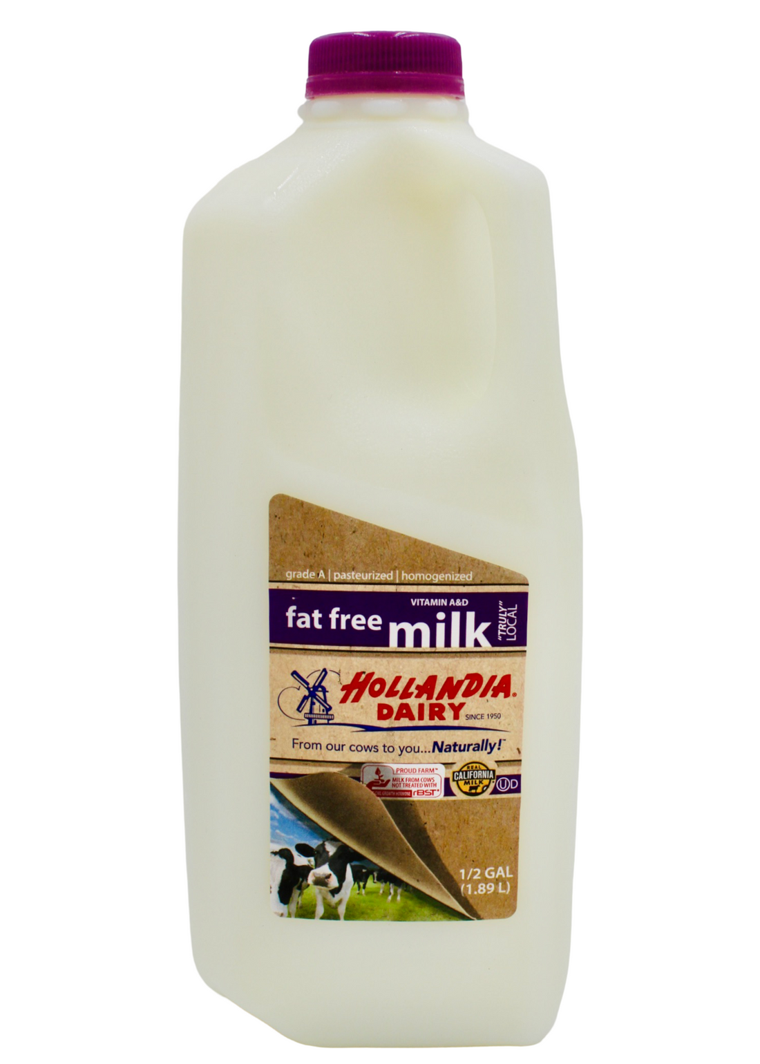 Fat Free Milk, 64 oz – Hollandia Foods