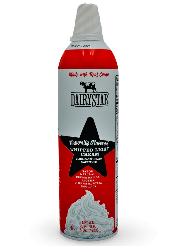 Real Whipping Cream, Aerosol, 12/15 oz – Hollandia Foods
